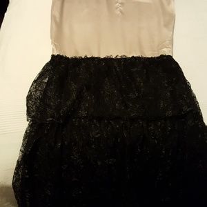 Dresses | Custom Made Beaded Satin Dress | Poshmark